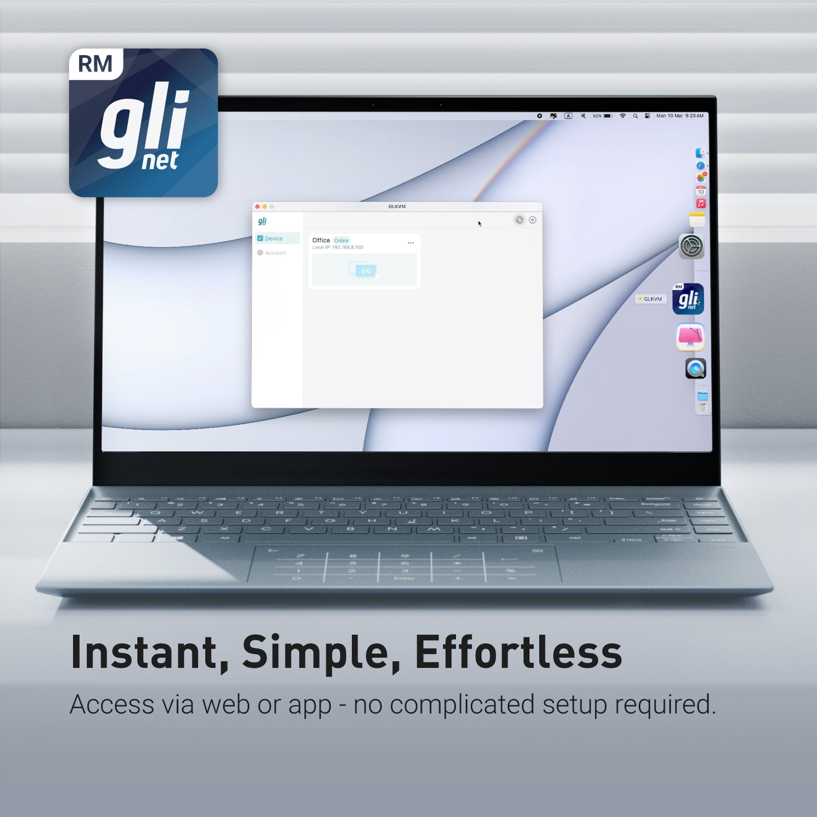 Comet（GL-RM1）Remote Keyboard Video Mouse — GL.iNet CA